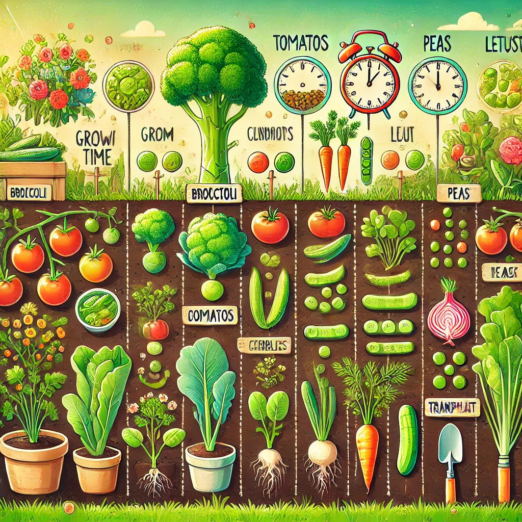 Essential Growing Guide: Vegetable Families, Growing Times, and Seedli ...
