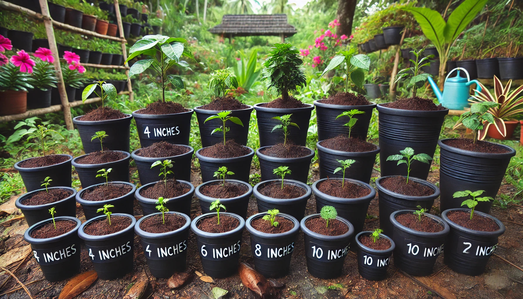 Comprehensive Garden Pot Sizes Cheat Sheet – Quality Plants & Seedlings